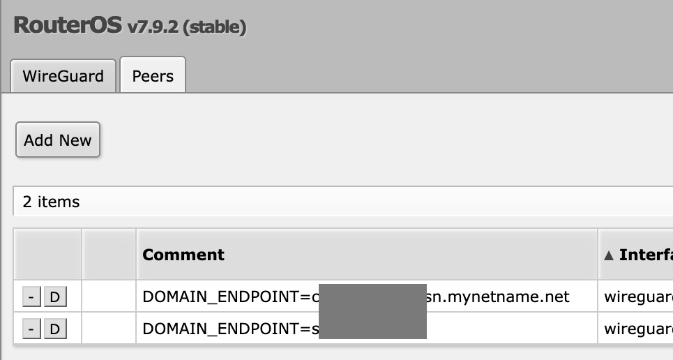RouterOS脚本之更优雅的使用（动态）域名作为WireGuard Peer地址 - WuSiYu Blog